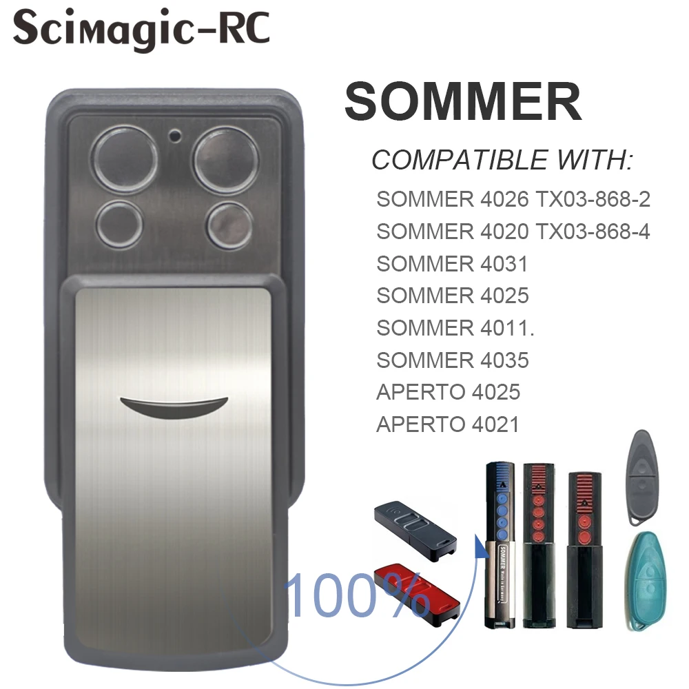 SOMMER-4031-4020-TX03-868-4-868MHz-T-l-commande-Programmation-facile ...