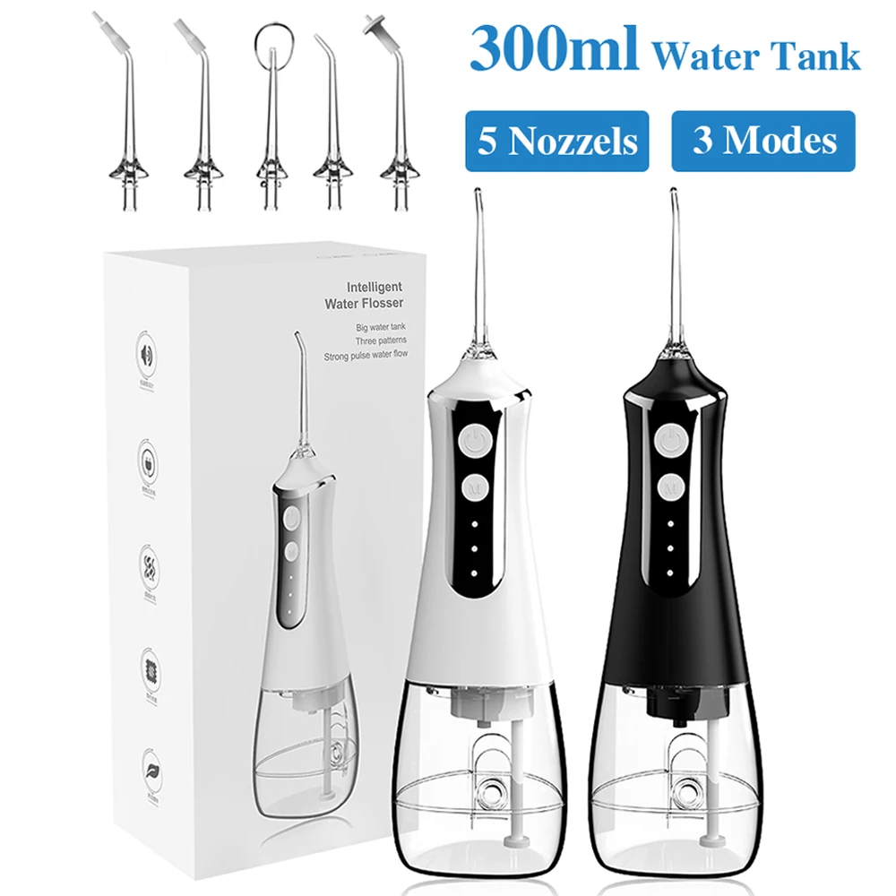 Portable-Dental-Water-Jet-Flosser-Oral-Irrigator-Water-Pick-Mouth ...