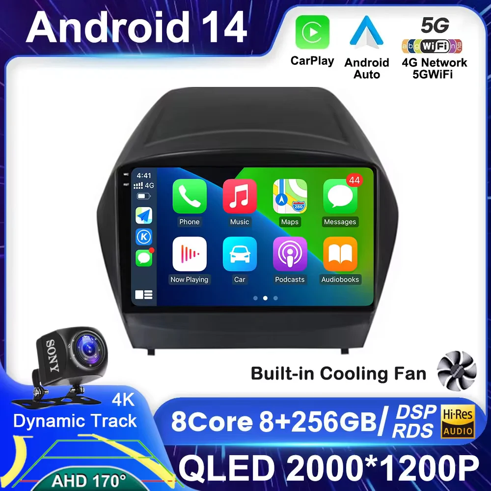 Android-14-WIFI-4G-Carplay-Auto-DSP-2din-Car-Radio-Multimedia-Video ...