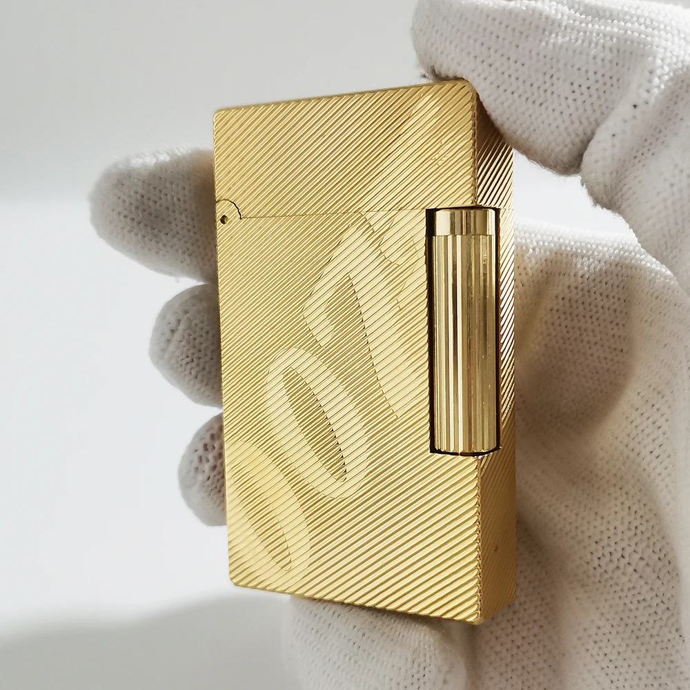 Luxury-D-Brand-Lighters-Brass-007-Engraved-Gas-Lighter-Ping-Sound ...