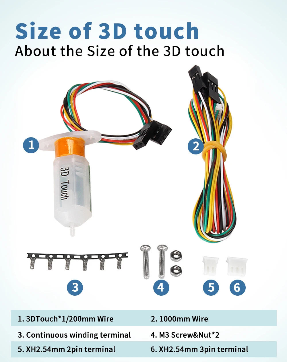 Capteur tactile 3D automatique BL Touch,pour Reprap MK8,Ender 3 Pro,Ender 5,Anet A8 Tevo- Type B ...