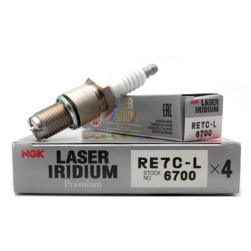 NGK Laser Iridium Spark Plug RE9B-T 6701 RE7C-L 6700 each for two For ...