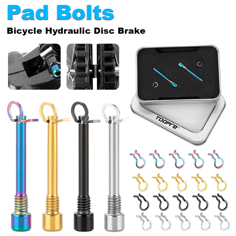 Bicycle-Hydraulic-Disc-Brake-Pad-Bolts-Circlip-Inserts-Caliper-Screws ...