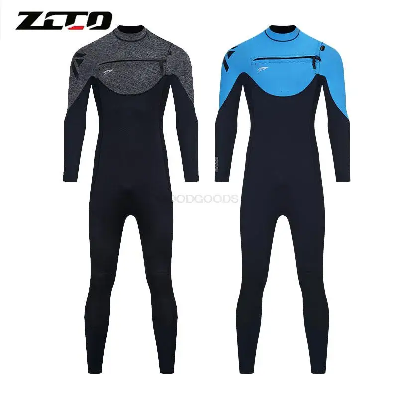 ZCCO-Men3MM-Wetsuit-De-Neoprene-Com-Z-per-Frontal-One-Piece-Calor ...
