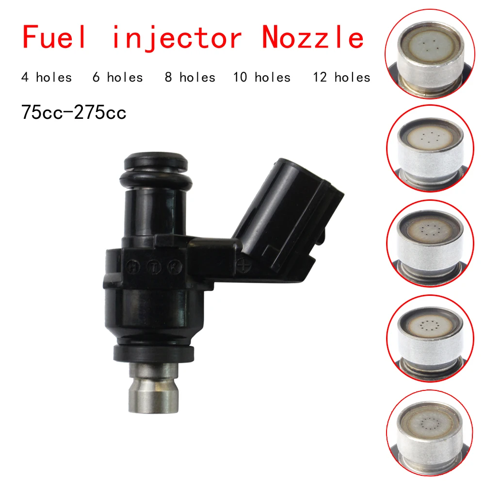 motorcycle throttle body (4-6-8-10 holes) Fuel injector Nozzle For ...