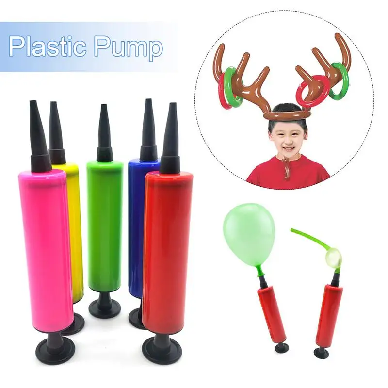 Balloon-Inflater-Air-Pump-Hand-Push-Plastic-Balloon-Pump-Balloon ...