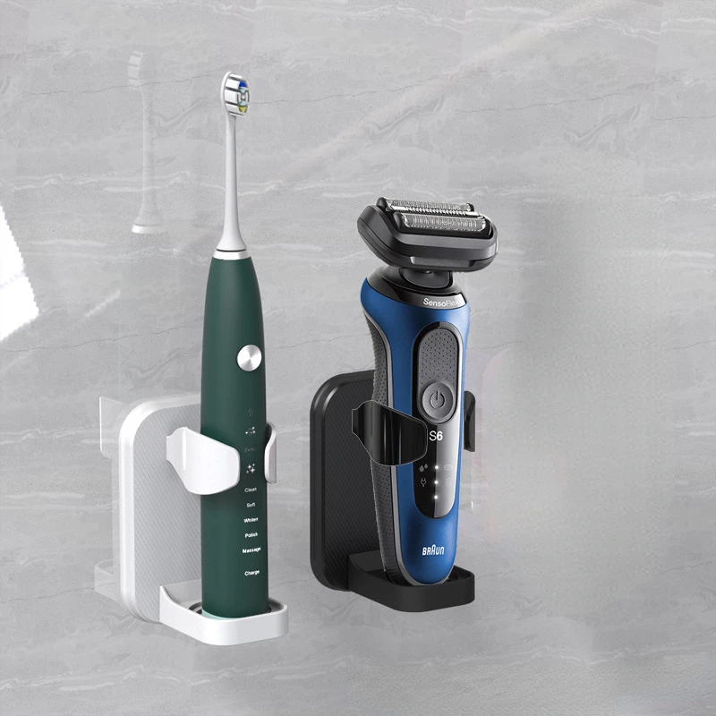 Punch-Free-Shaving-Razor-Holder-Shaving-Shaver-Toothbrush-Storage-Hook ...