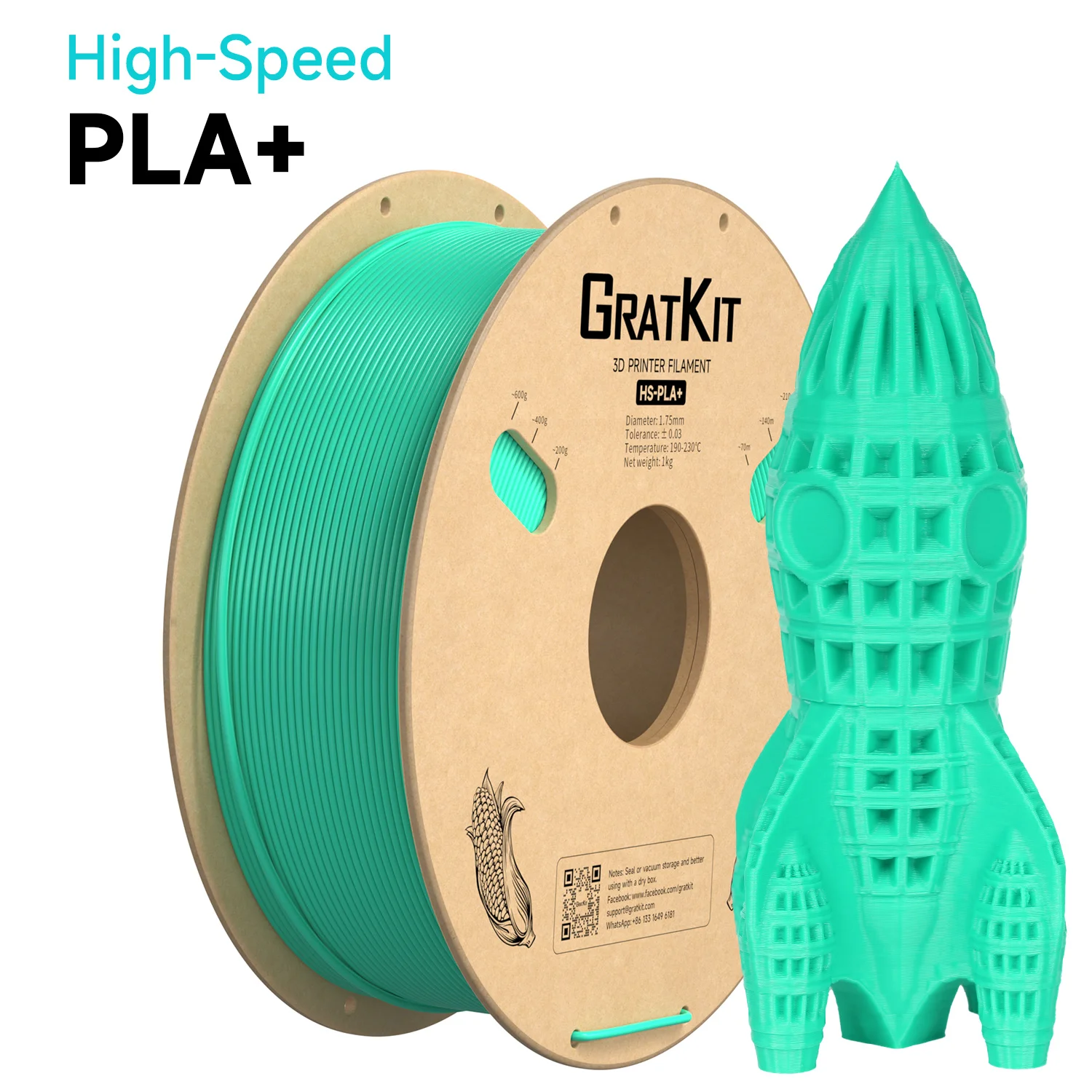 GratKit-High-Speed-PLA-Plus-PLA-Filament-1-75mm-plastic-for-High-Speed ...