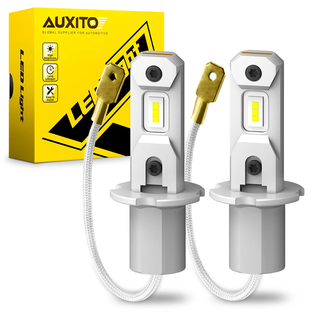 AUXITO-2Pcs-Canbus-H3-12V-LED-Car-Lamp-Fog-Lights-DRL-High-Power-H3-LED ...