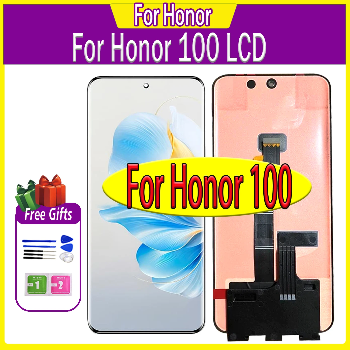 OLED-6-7-Display-For-Huawei-Honor-100-LCD-MAA-AN00-Display-Touch-Screen ...