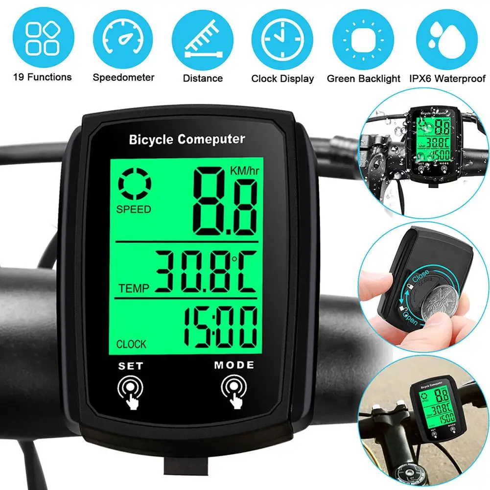 Bicycle-Computer-LCD-Digital-Wired-Cycling-Computer-Speedometer-Bike ...
