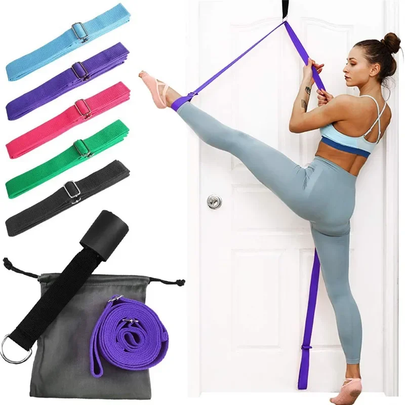 3M Door Flexibility Stretching Yoga Stretch Strap Leg Stretcher Strap D ...