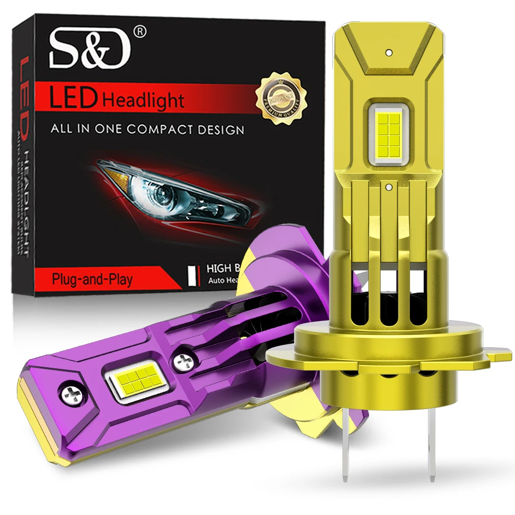 28000LM-H7-LED-Bulb-Headlight-Kit-Mini-Wireless-CSP-3570-Car-Headlamp ...