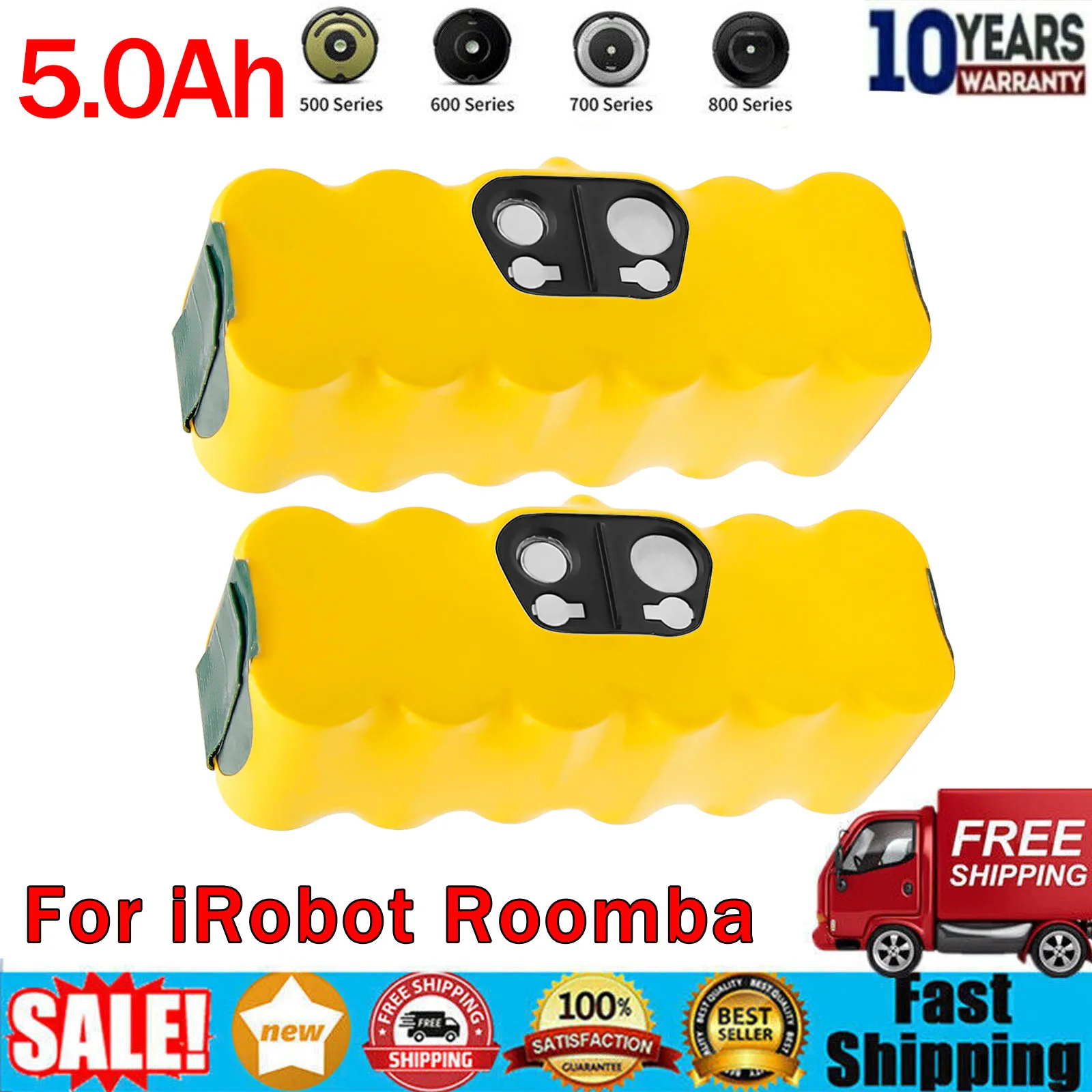 14-4V-5000mAh-for-iRobot-Vacuum-Cleaner-Battery-for-IRobot-Roomba-500 ...