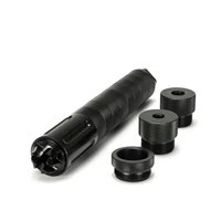 1.58"OD 10"L 7075 Aluminum 1/2x28+5/8x24 Modular Solvent Trap Fuel ...