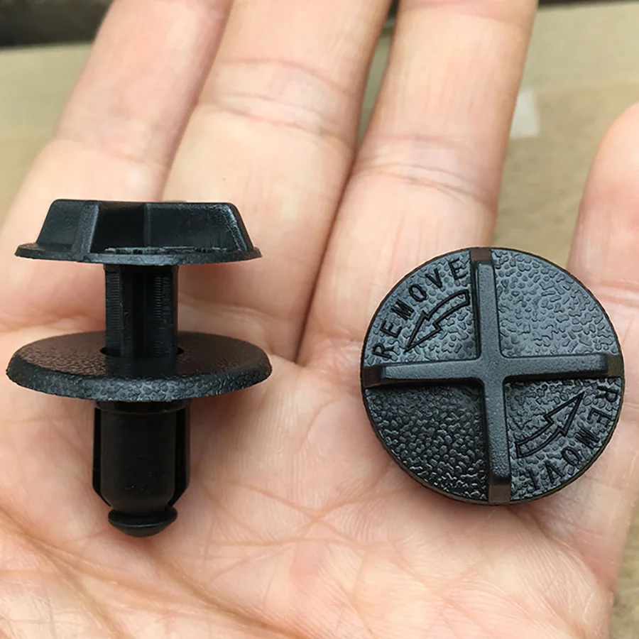 Wooeight 10x Nylon Car Battery Cover and Cowl Panel Clip Fastener For ...