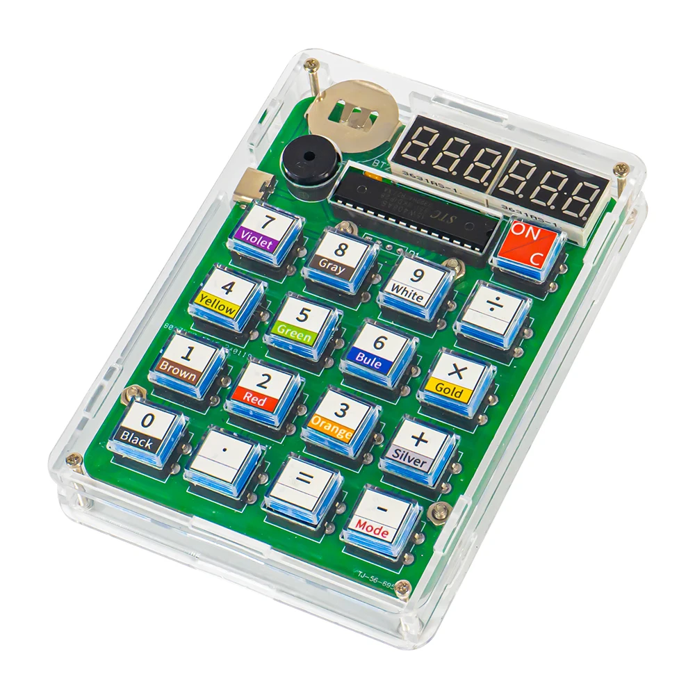 DIY-Calculator-Electronic-Production-Kit-LED-Digital-Tube-Display-With ...