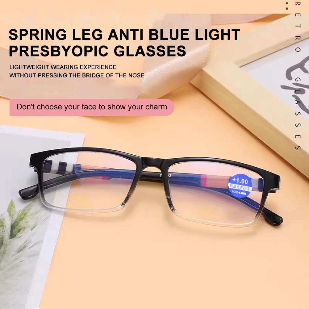 Reading Glasses For Men Women Anti Blue Rays Presbyopia Eyeglasses ...