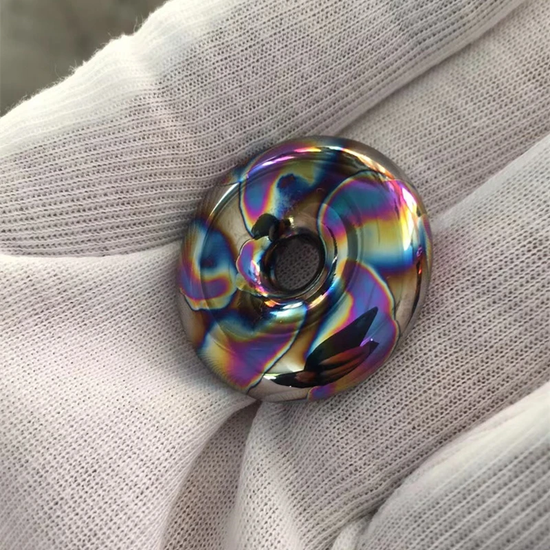 Titanium Alloy Lucky Coin Fidget Toy EDC Forget Worry Stone Adult Anti ...