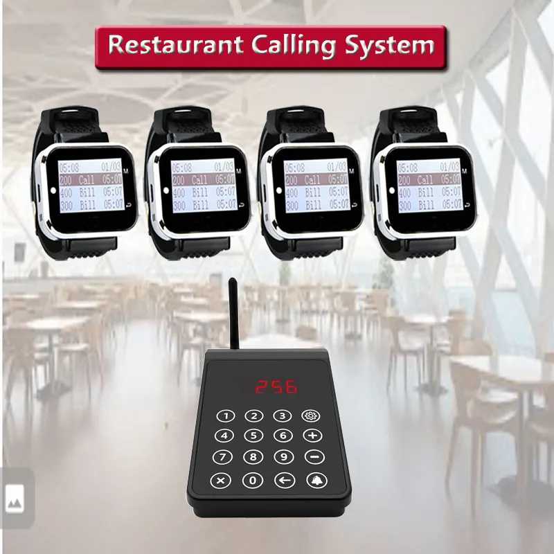 QWICALL-Wireless-Kitchen-Calling-System-Waiter-Watch-Pager-Receiver-and ...