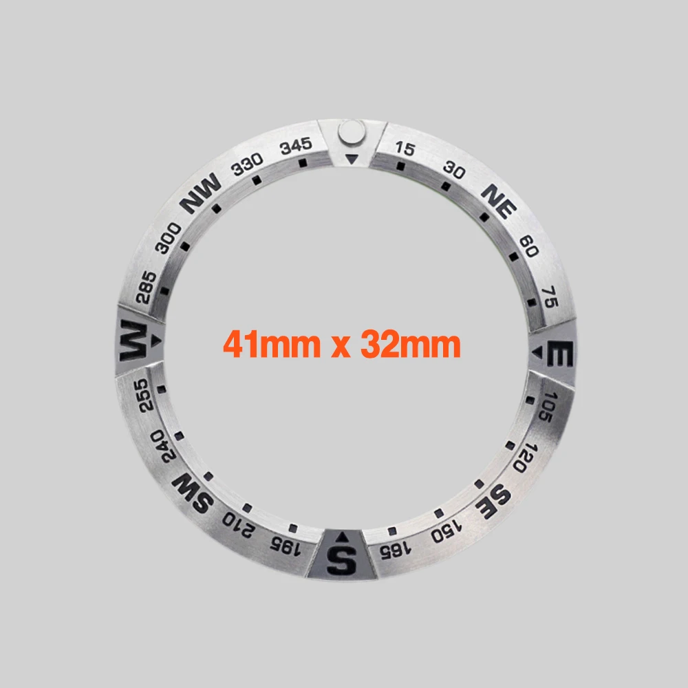 Mod 41mm Samurai Bezel Insert Ring Curved Bezel Fit for King Samurai ...