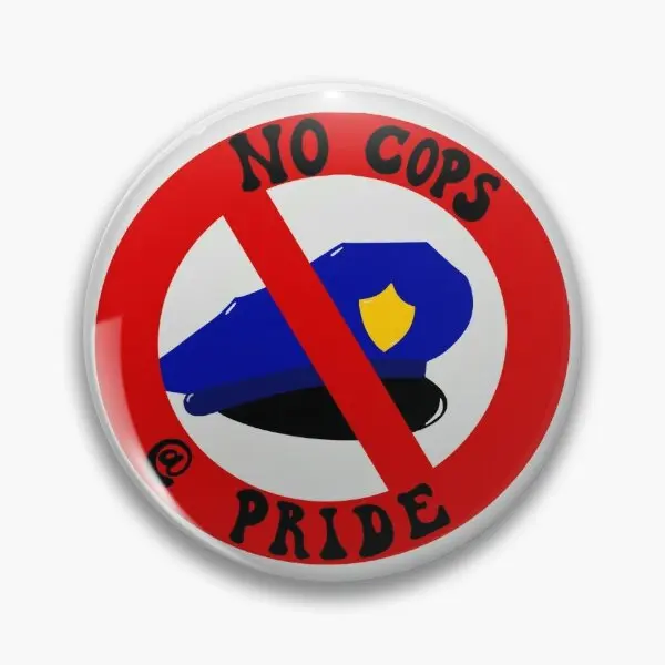 No-Cops-At-Pride-Soft-Button-Pin-Cartoon-Gift-Creative-Jewelry-Funny ...