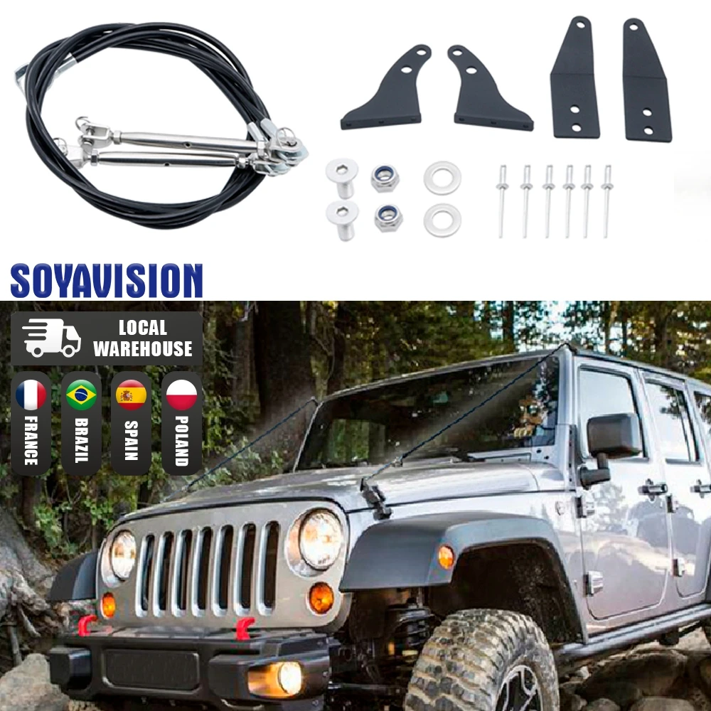 Wrangler-JK-Limb-Risers-Body-Cable-Steel-Rope-For-Jeep-Wrangler-JK-JKU ...