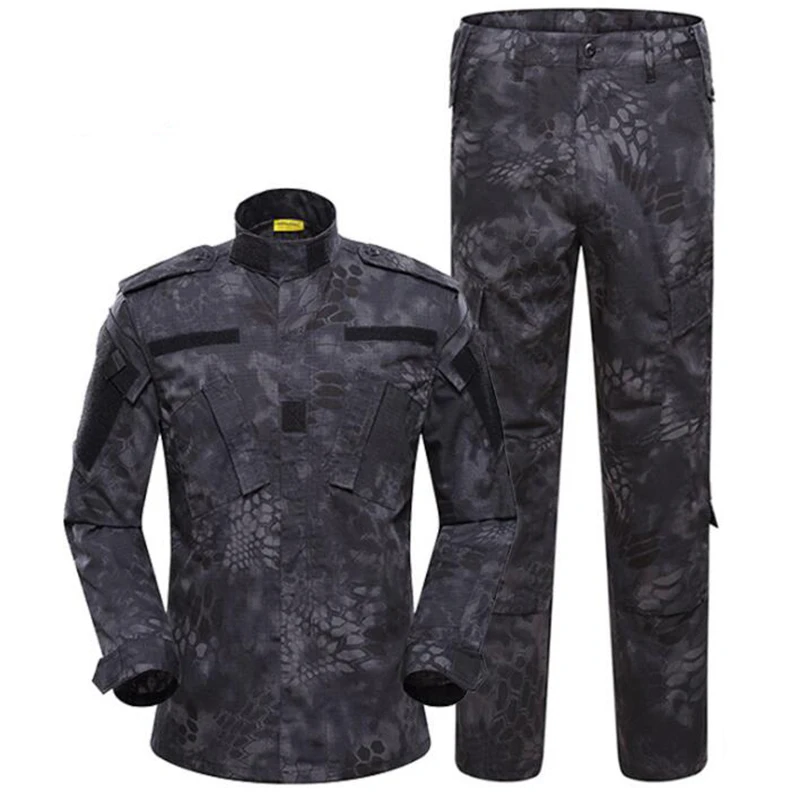 Outdoor-Uniform-Set-Kryptek-Black-Camouflage-Suit-Tatico-Tactical ...
