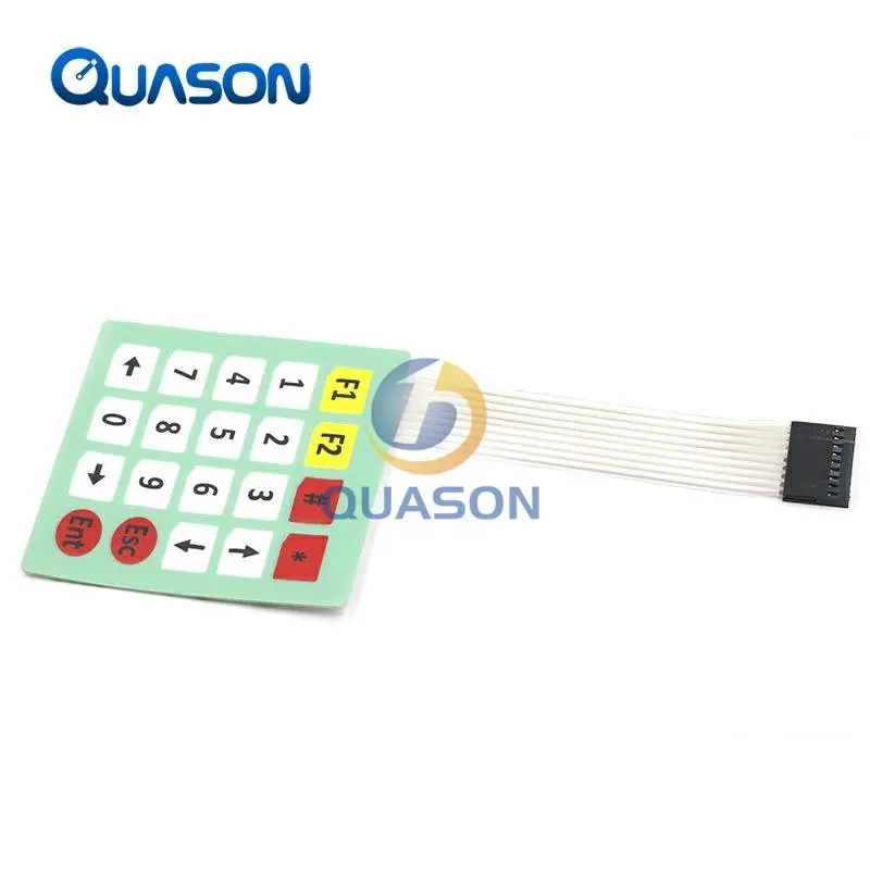 12 3 4 5 Key Button Membrane Switch 34 4x5 Matrix Array Keyboard 1x6 Keypad With Led Control