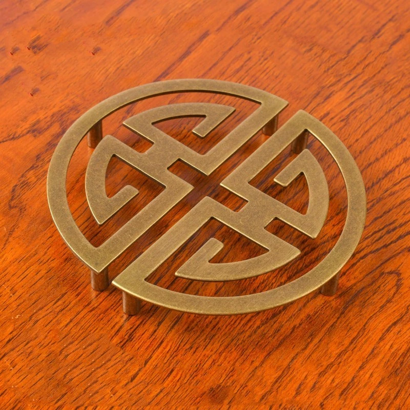 Chinese Style Cabinet Door Pure Copper Wardrobe Kitchen Handle Brass ...