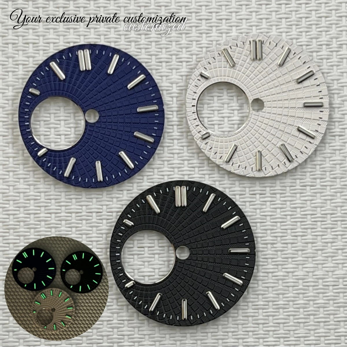 NH38 dial AP hollow customized dial Tourbillon mechanical surface DIY ...