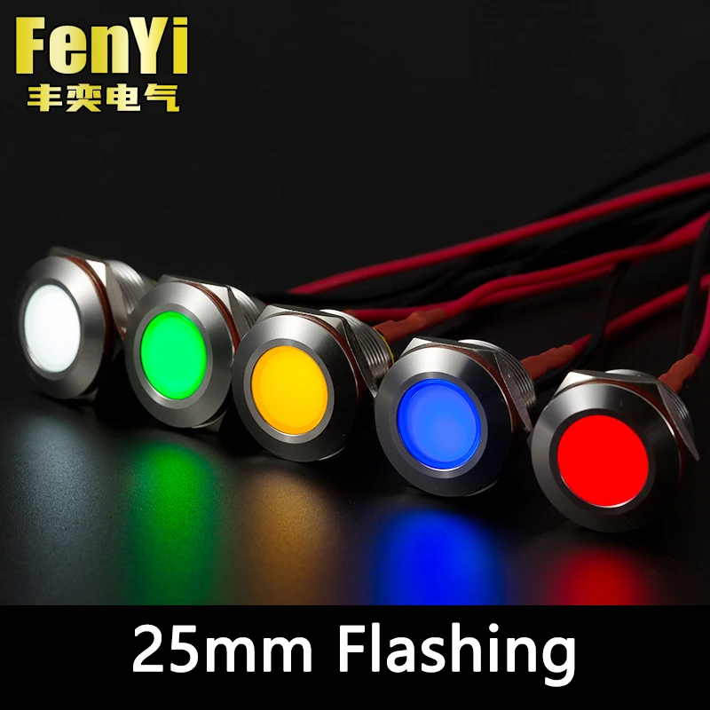 IP66-Waterproof-One-Color-Flashing-LED-Metal-Warning-Indicator-Light ...