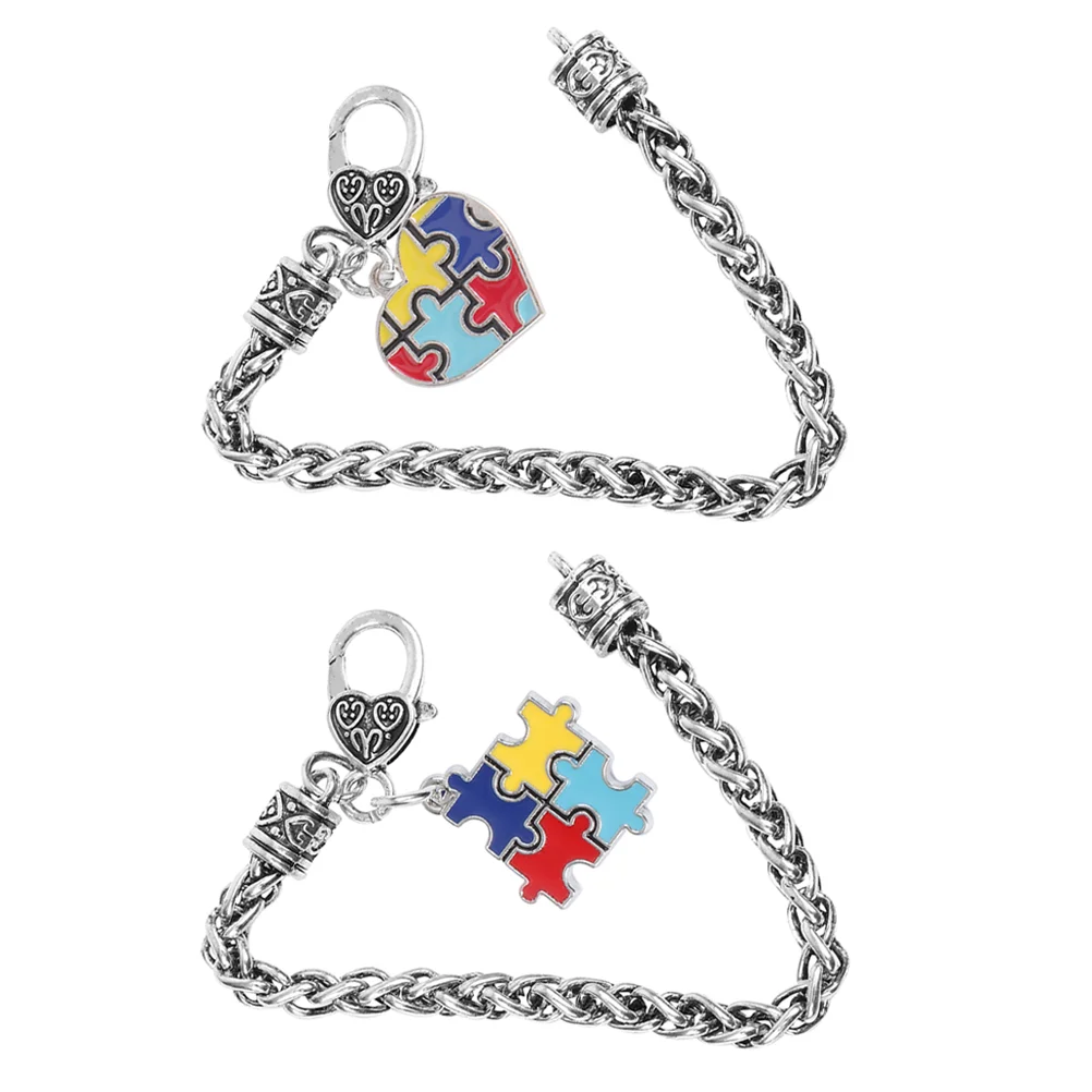 2pcs-Autism-Charms-Creative-Jigsaw-Puzzle-Autism-Jigsaw-Puzzle-Piece ...