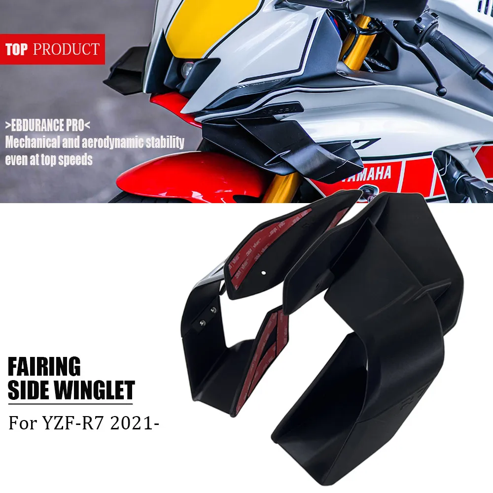 Motorcycle fixed wing cover For Yamaha YZF-R7 YZFR7 2021 2022 2023 ...