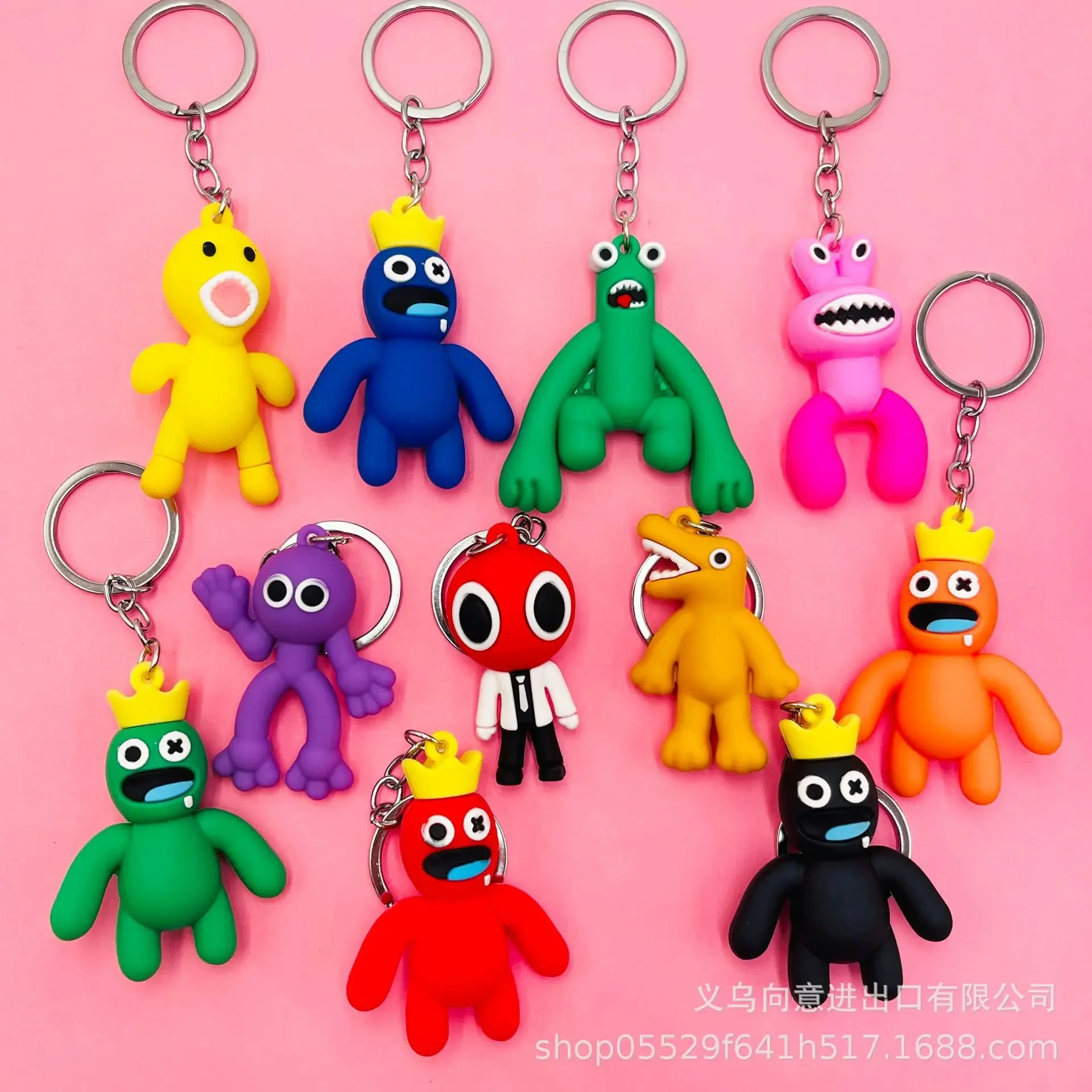 Cartoon-Rainbow-Friend-Keychain-Cartoon-Keychain-Cartoon-Character-Free ...