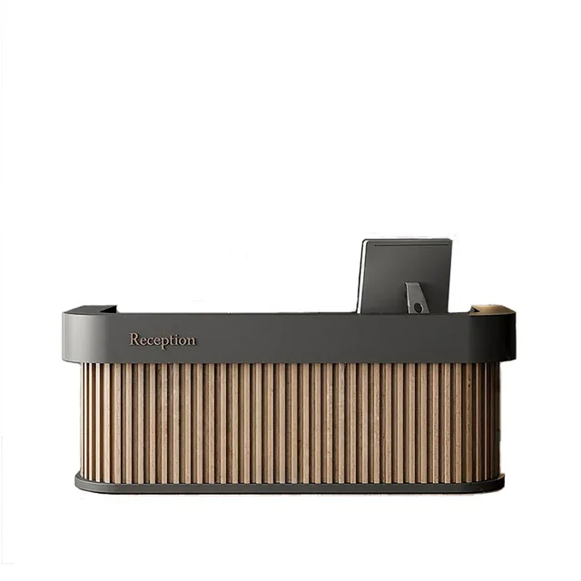 Stainless Steel Reception Desk Simple Modern Barber Shop Beauty Salon ...