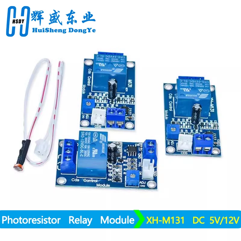 XH-M131-DC-5V-12V-Light-Control-Switch-Photoresistor-Relay-Module ...