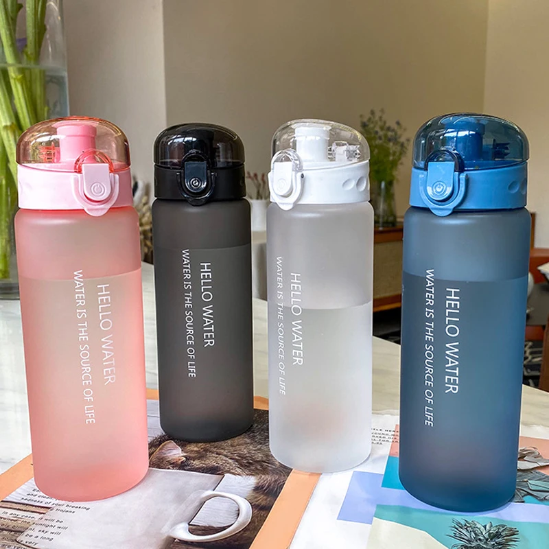 780ml-Capacity-Frosted-Plastic-Portable-Water-Cup-Adult-Student-Outdoor ...