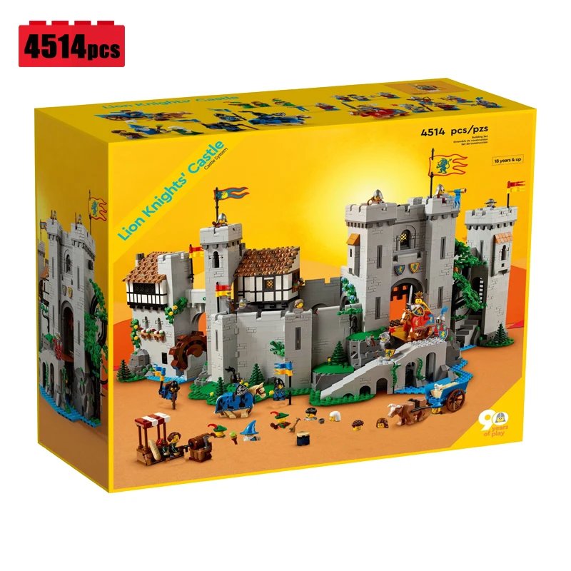 IN-STOCK-85666-Lion-King-s-Castle-Building-Blocks-Model-MOC-Medieval ...