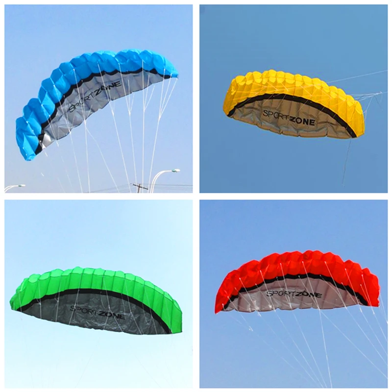 free-shipping-2-5m-large-Dual-Line-Stunt-Sport-soft-Kite-with-control ...