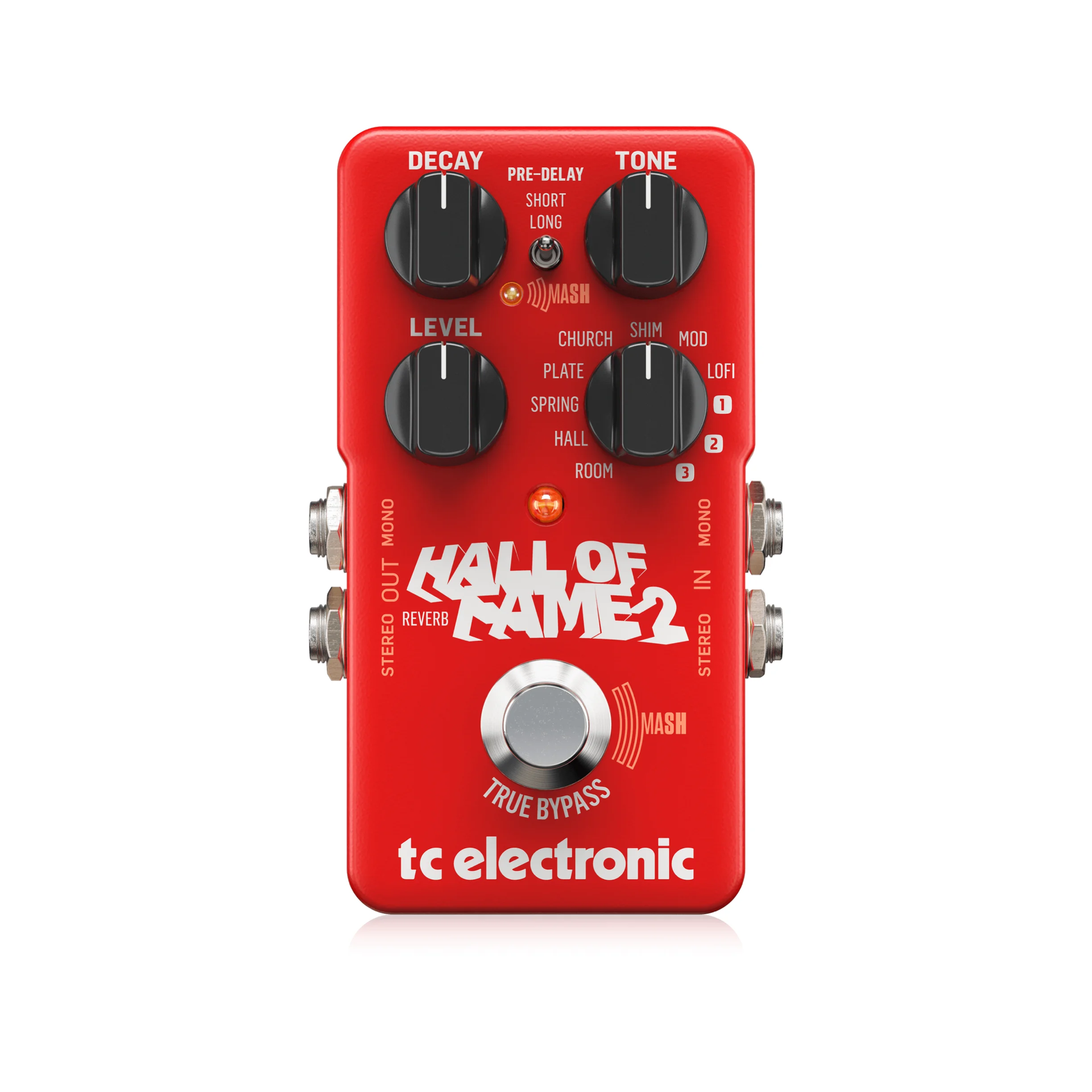 TC HALL OF FAME 2 REVERB Iconic Reverb Pedal with Groundbreaking MASH ...