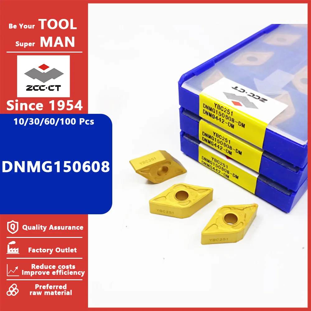 ZCCCT DNMG150608 DNMG 150608 Finishing Medium Roughing Turning Carbide ...