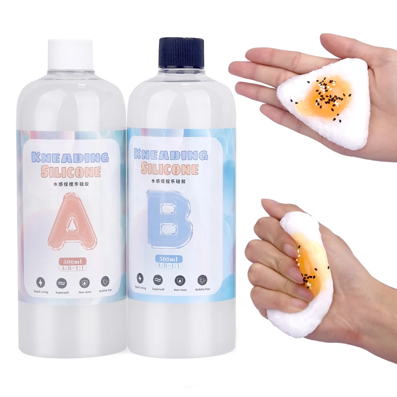 1-1-AB-Epoxy-Resin-Glue-Squishy-Gel-Soft-Liquid-Silicone-Mold ...