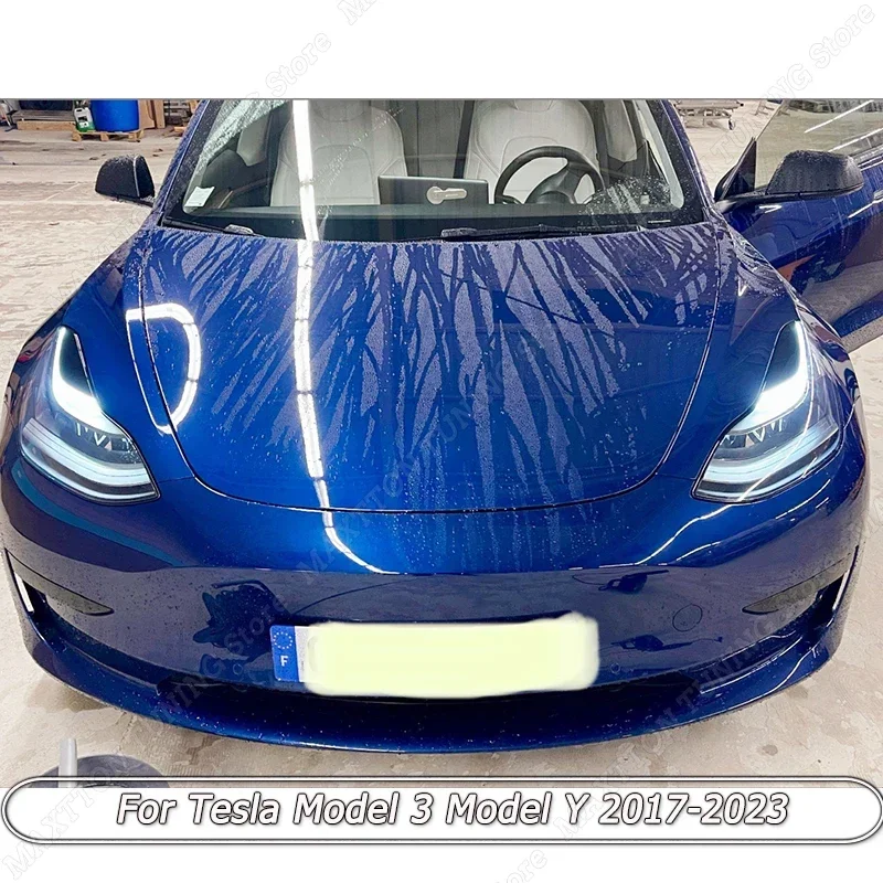 New-Car-Front-Headlight-Eyebrow-Eyelid-Lid-Trim-Lamp-Cover-Sticker ...