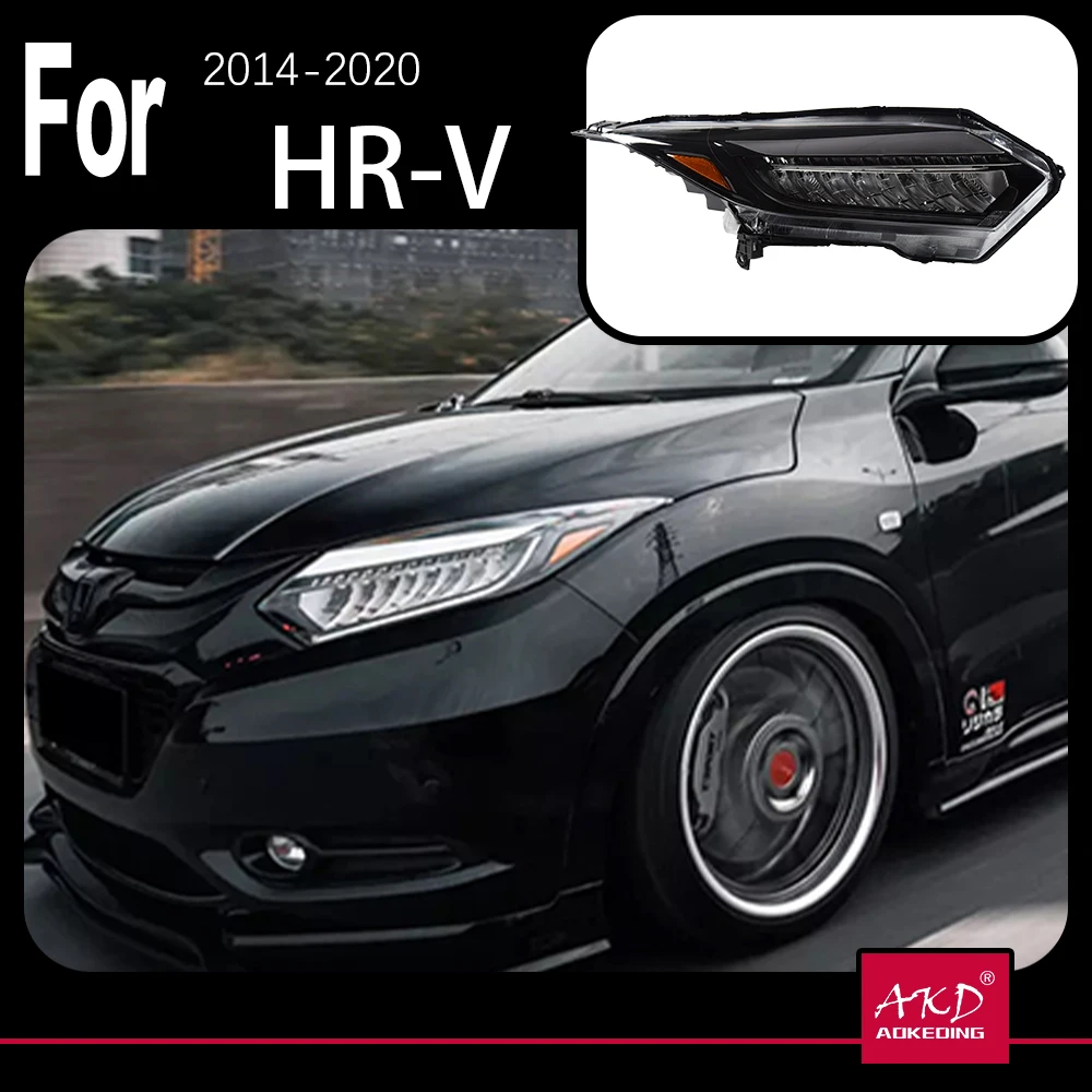 AKD-Car-Model-Head-Lamp-for-HR-V-Headlights-2014-2020-HRV-Vezel-LED ...