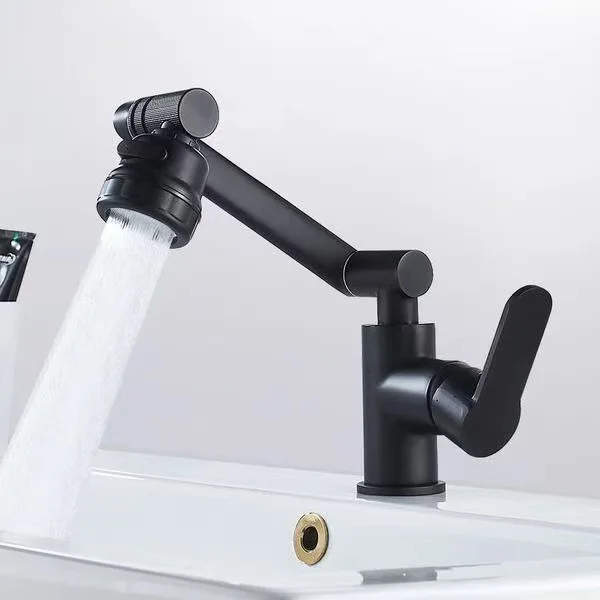 Rotatable and Retractable Folding Hot and Cold Basin Faucet with ...