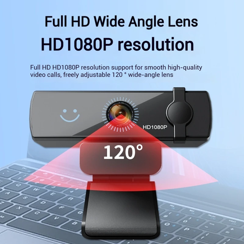 Computer-PC-USB-Camera-Full-HD-Wide-Angle-Lens-Windows-Hello-Facial ...
