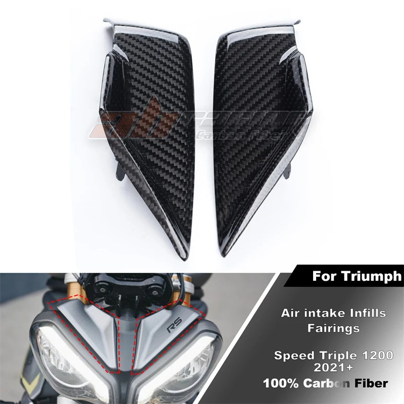 Front-Headlight-Headlamp-Air-intake-Infills-Fairings-For-Triumph-Speed ...