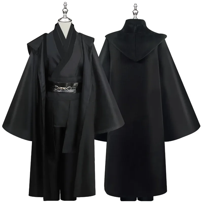 Movie-Jedi-Warrior-Cosplay-Costume-Adult-Coat-Pants-Cloak-Full-Set-Kids ...