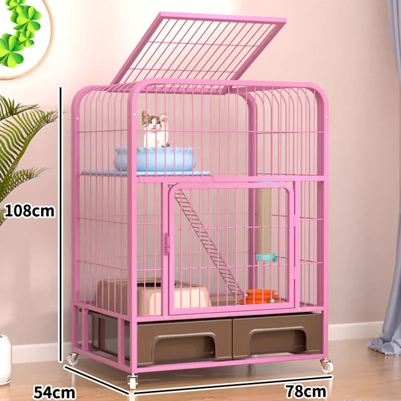 Pink Cat Cage